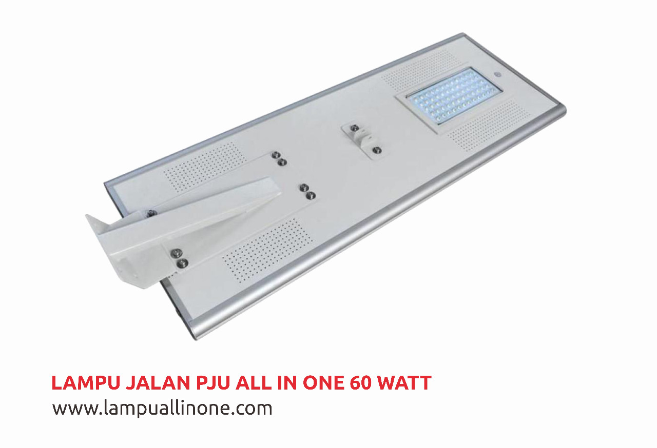 Lampu jalan PJU All in one 60 watt | DISTRIBUTOR LAMPU ALL IN ONE ...